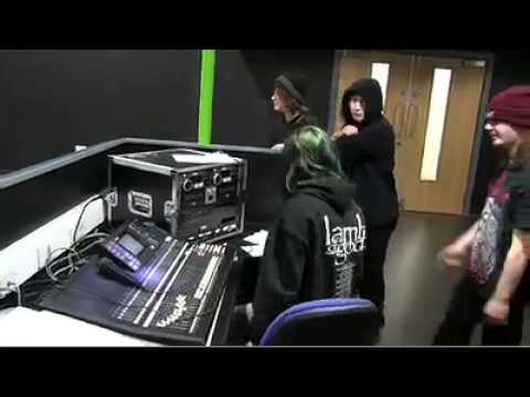 Stage crew - stage set up - YouTube