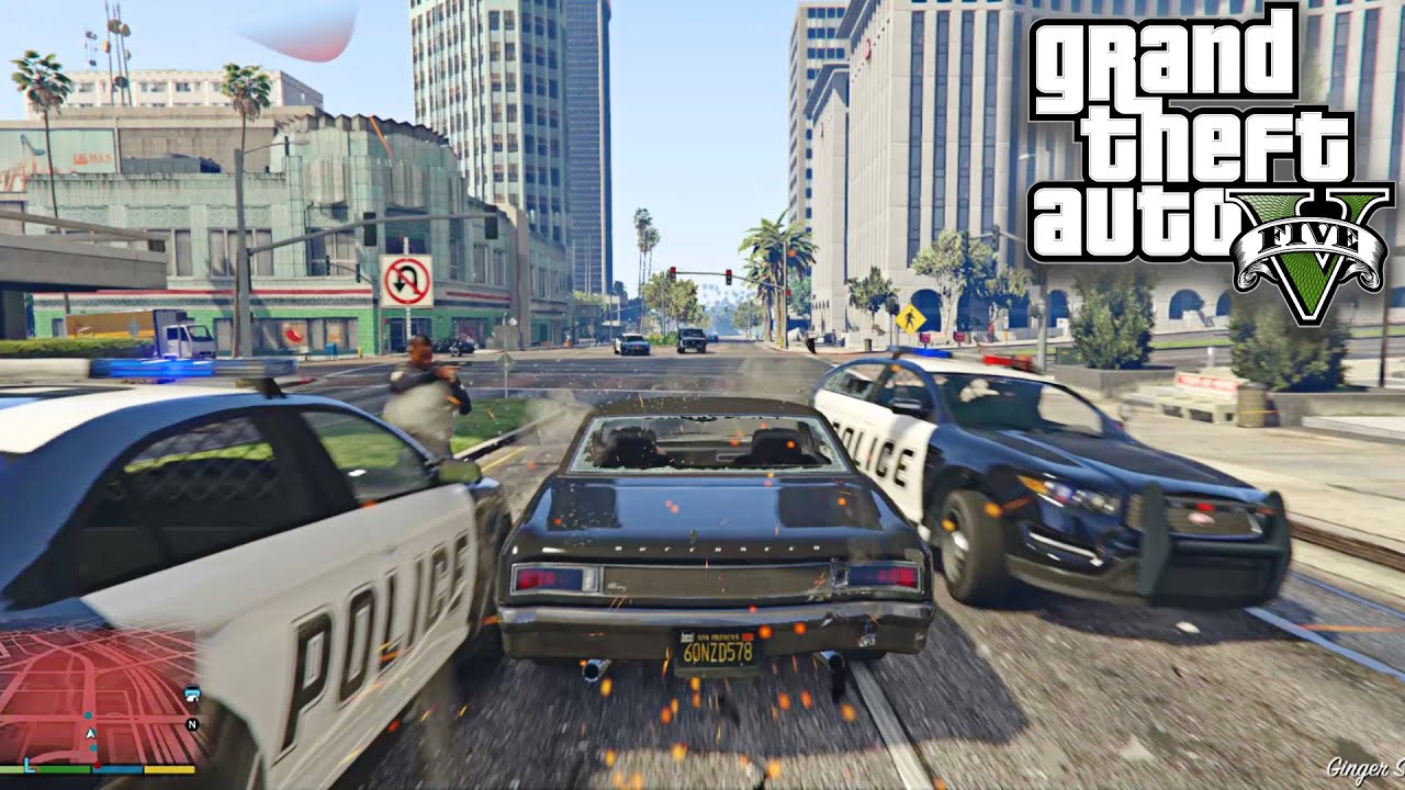 GTA 5 Longest Police Chase Ever !!😱🔥 1080p Ultra HD - YouTube