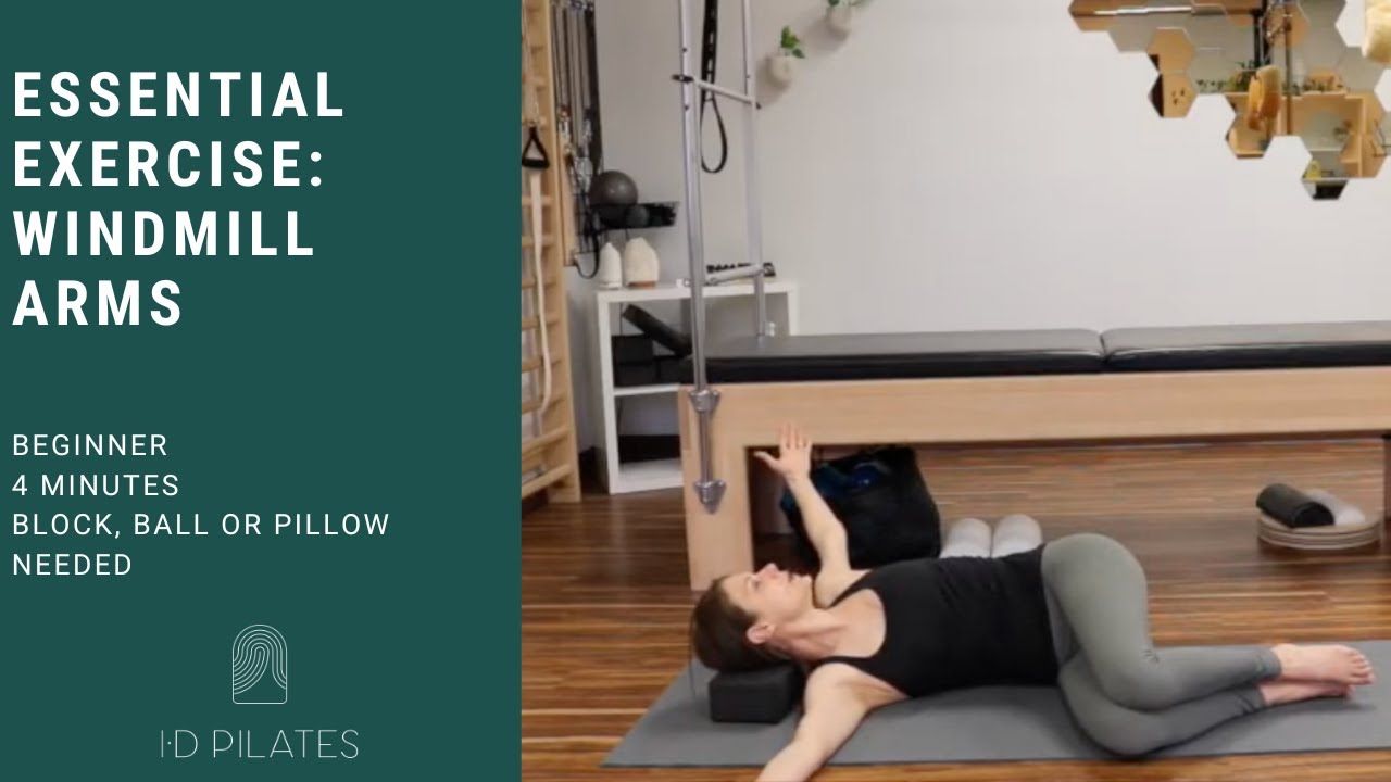 Pilates Essential Exercise: Windmill Arms - YouTube