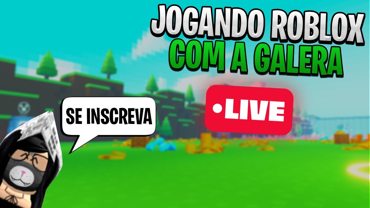 JOGANDO ROBLOX COM A GALERA - YouTube