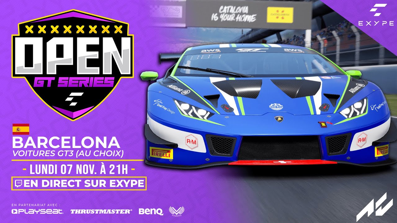 OPEN GT SERIES by Exype | Barcelona - GT3 Libre - YouTube