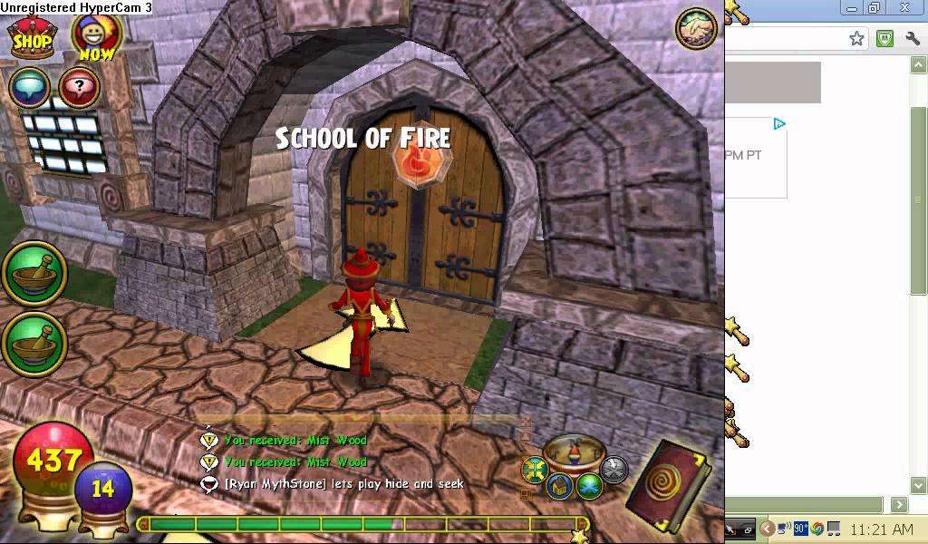 Wizard101 fire school walkthrough no membership part 2 - YouTube
