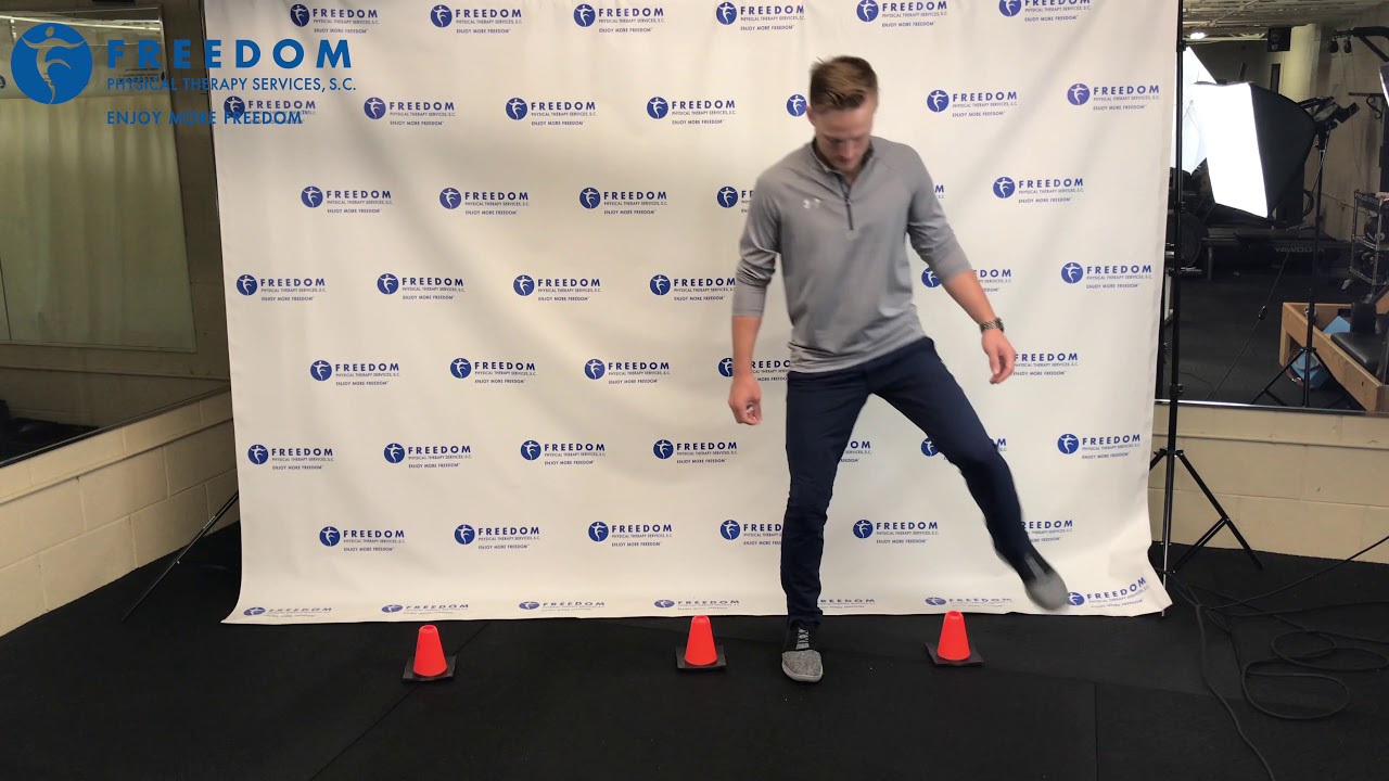 Side Step Overs for Balance - YouTube