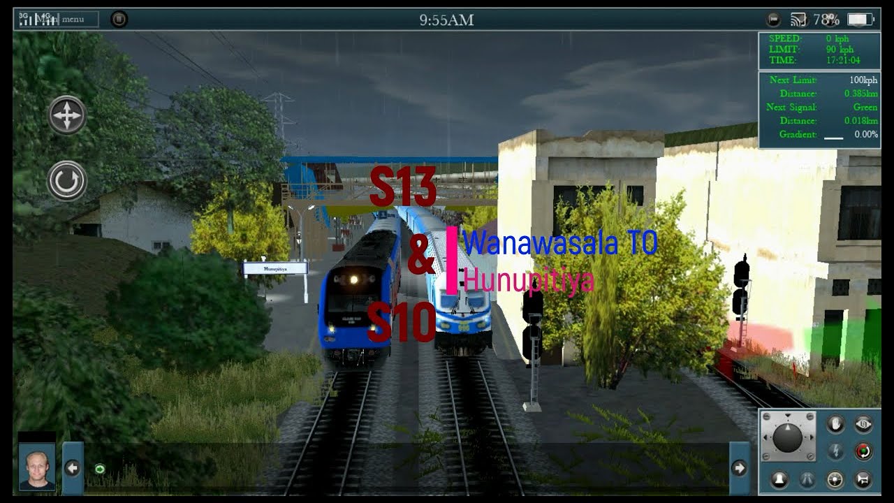 S13 Train Drive Wanawasala TO Hunupitiya - YouTube