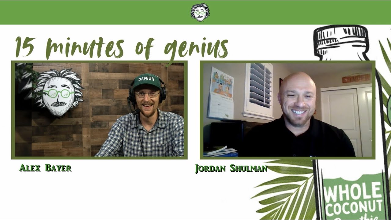 15 Minutes of Genius - Episode 7 with Jordan Shulman at Better Booch ...