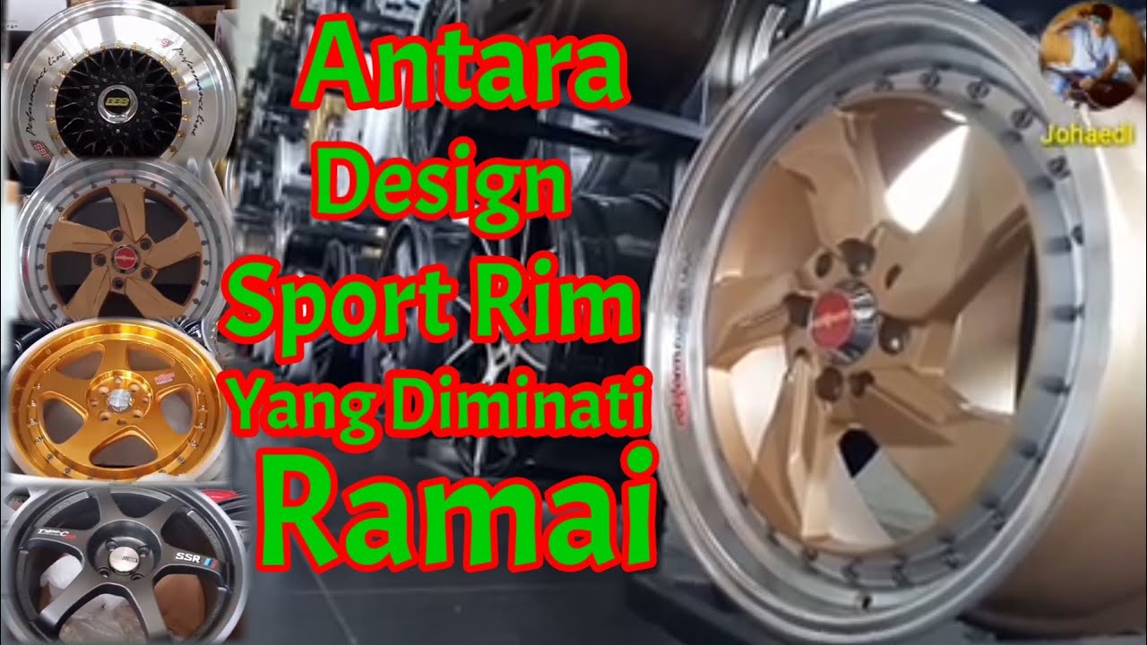 Antara Design Sport Rim Yang Di Minati Ramai_Japan Design! - YouTube