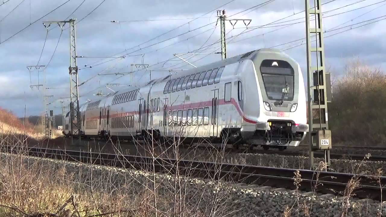 Neuer Doppelstock Ic In Braunschweig - YouTube