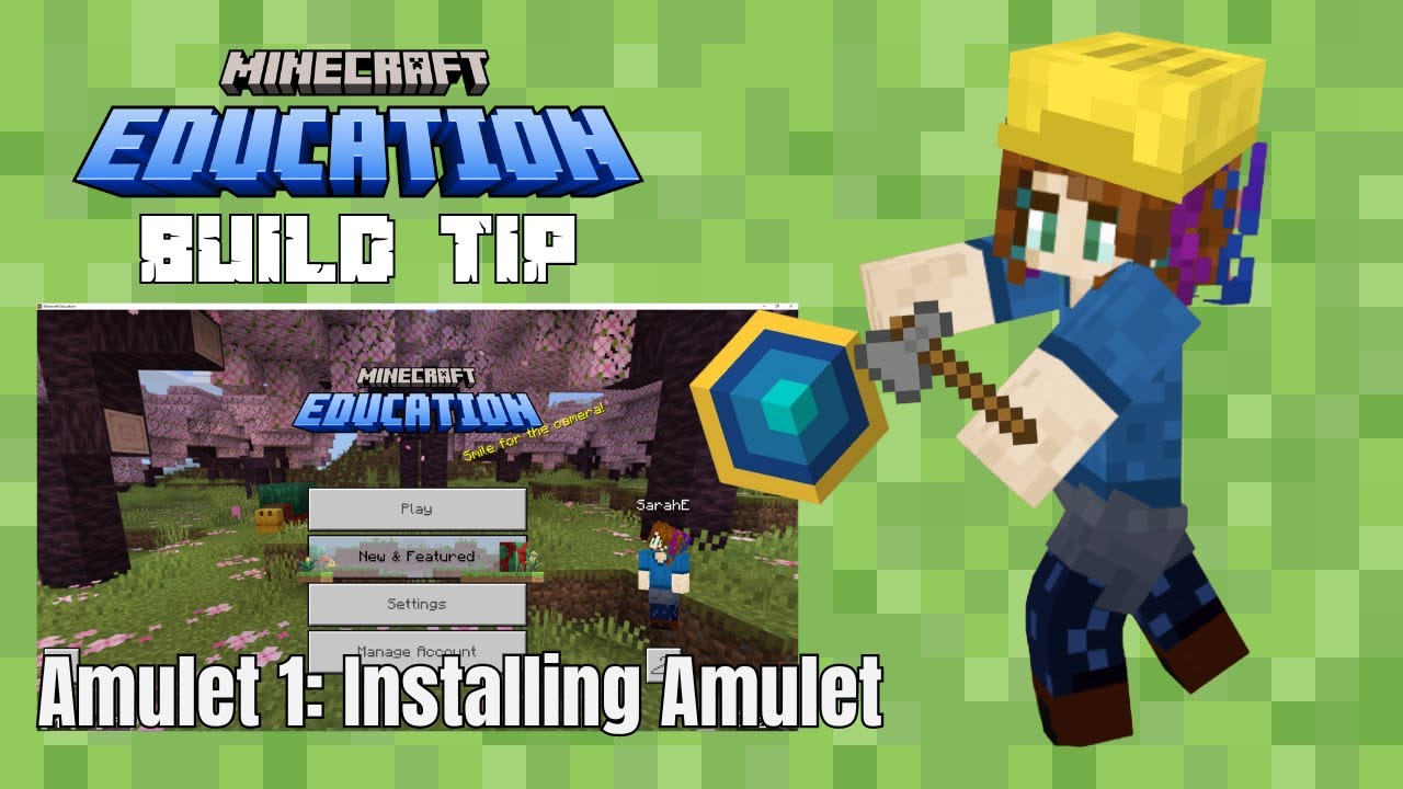 Minecraft Education Tips: Amulet 1 - Installing Amulet - YouTube