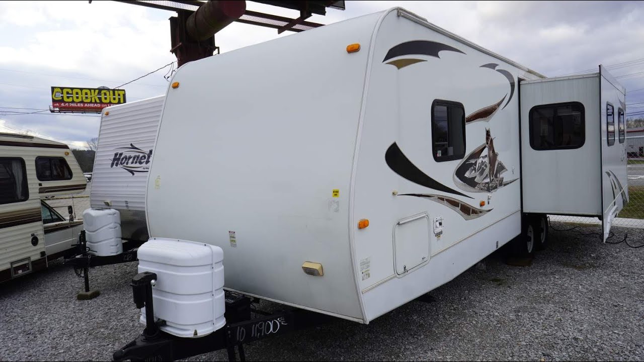 SOLD! 2010 Keystone Cougar 27 RLS Travel Trailer, Slide Out, Rear ...