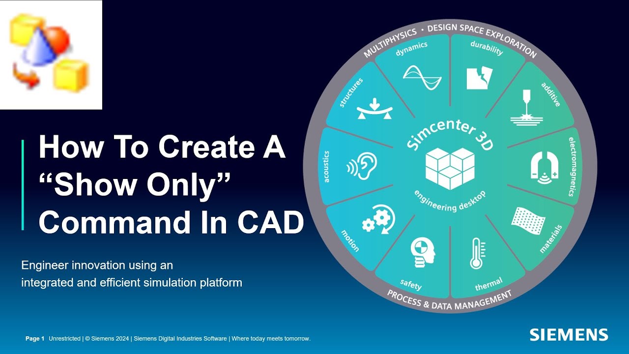 How To Create A "Show Only" Command In CAD - YouTube