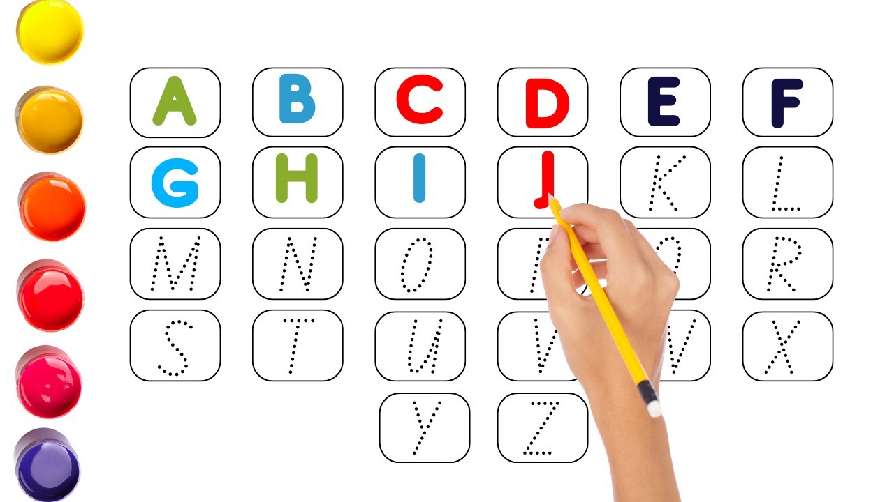 Learn English Alphabets ABCD With Example A for Apple, B for Ball ...