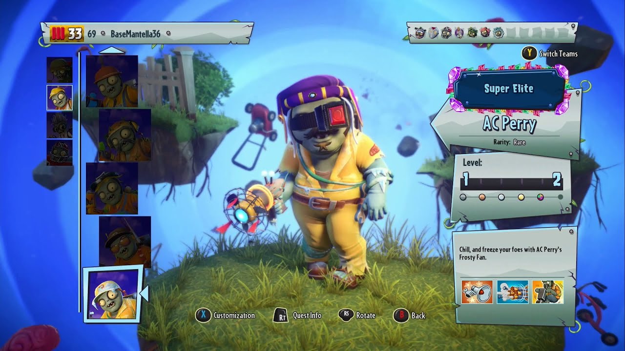 가든워페어 2 #650. AC Perry. Plants vs. Zombies: Garden Warfare 2 - YouTube