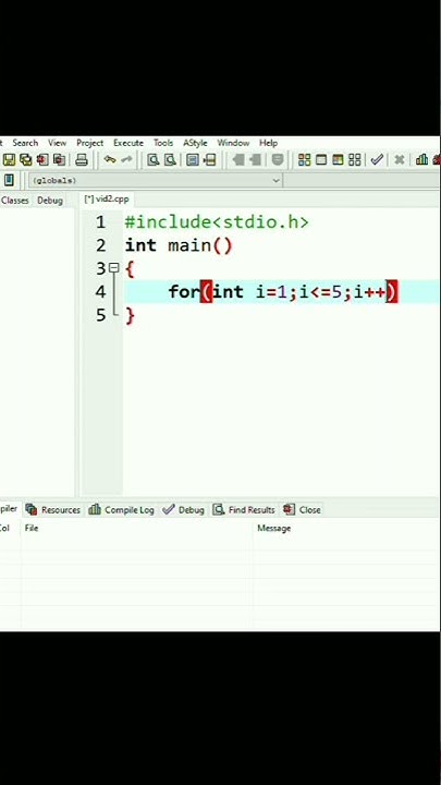 Pattern printing in c language ( Half Pyramid of Numbers). #shorts - YouTube