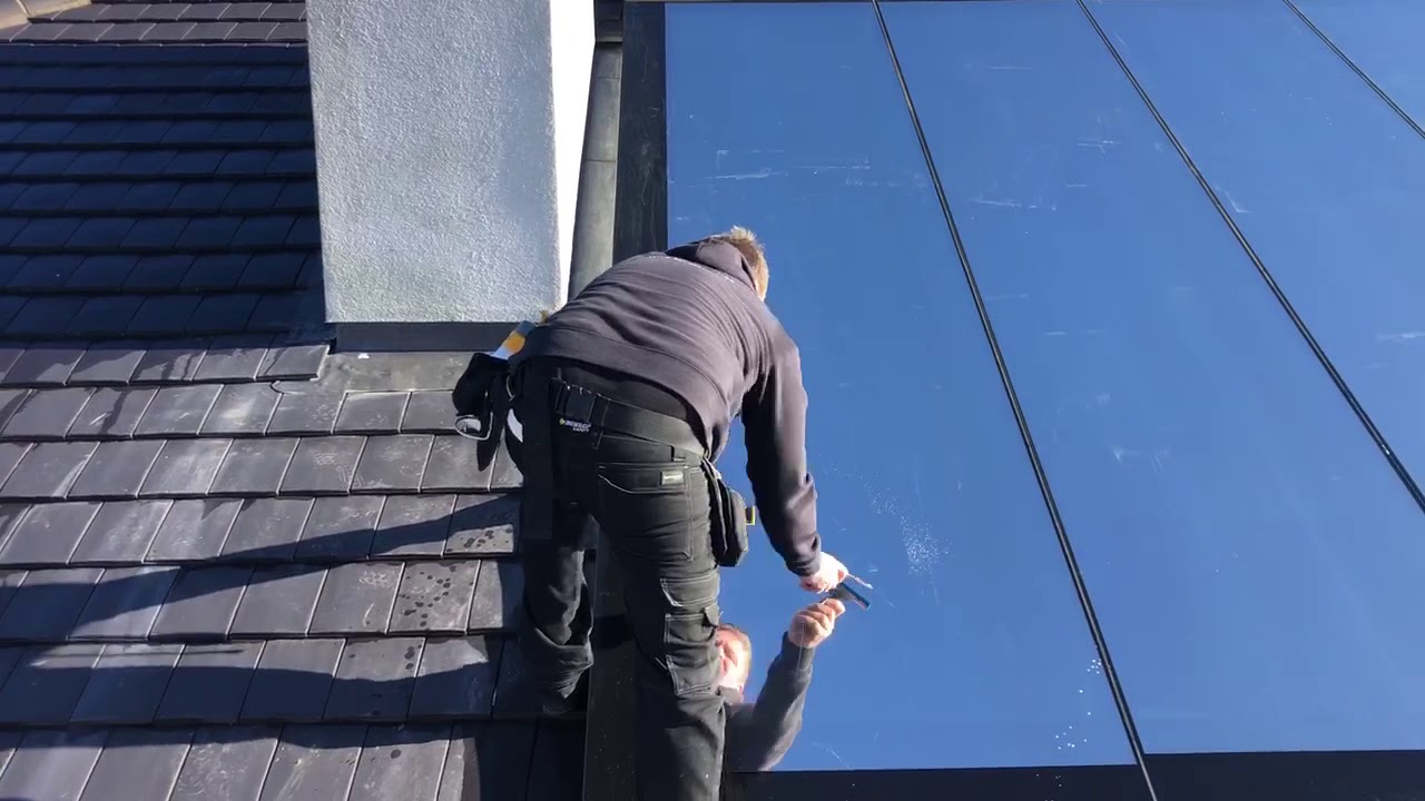 PR Solar Window Film installing Solar Window Film to Skylight windows ...