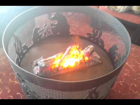Indoor fire pit from "Muskoka Fire Pits" - YouTube