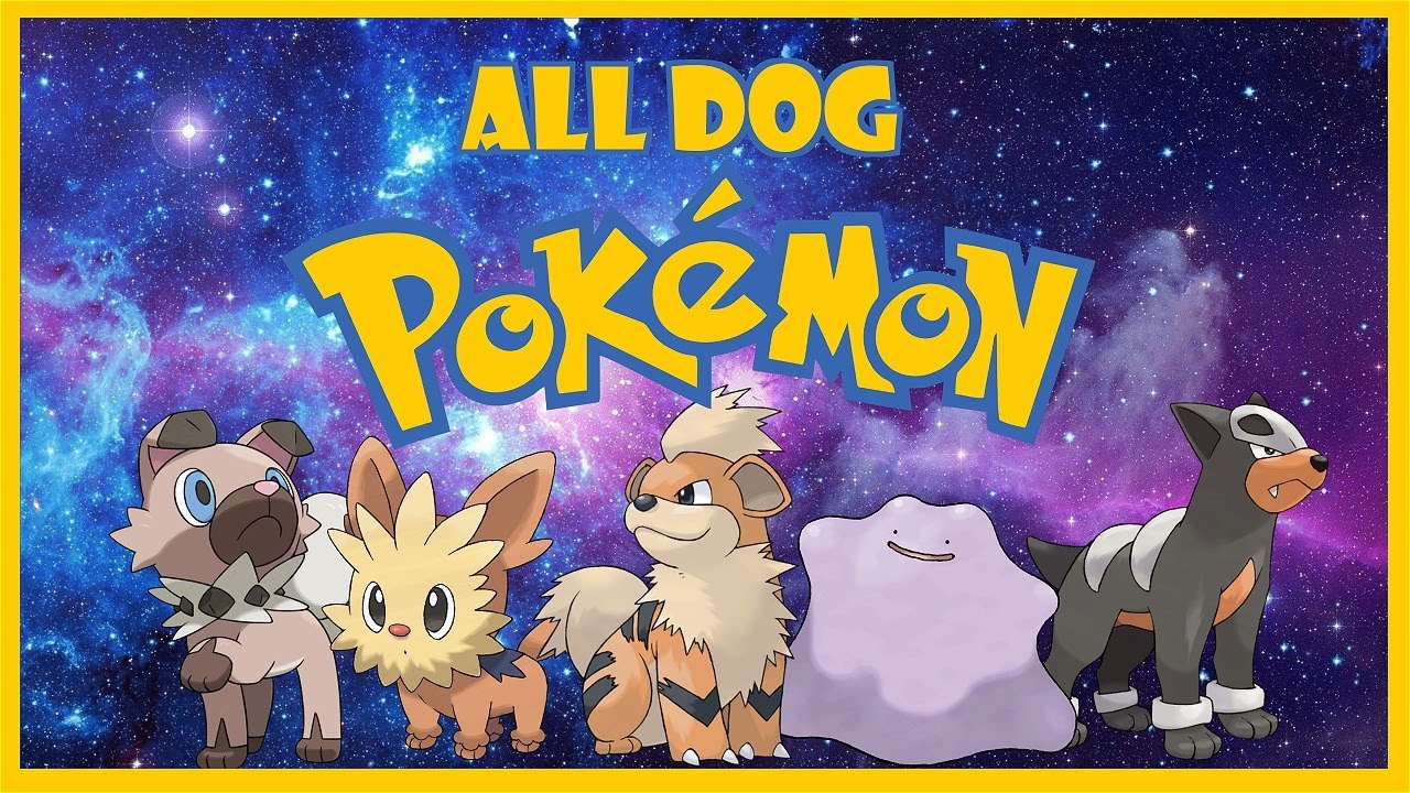 ALL DOG POKEMON (Generation 1-8) - YouTube