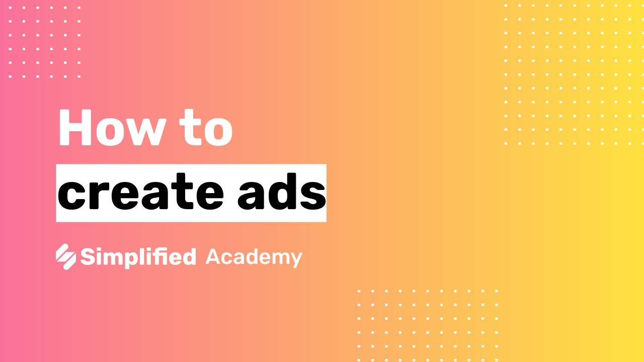 Create Ads with Simplified - YouTube