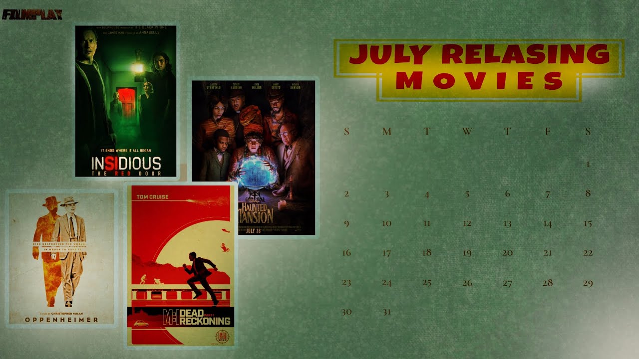 2023 July Month Releasing Hollywood Movies||FilmPlay - YouTube