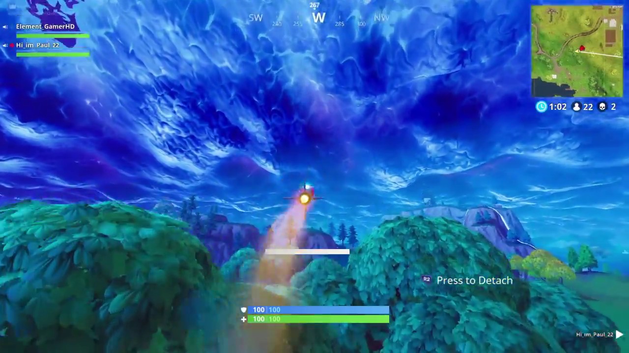 Fortnite Remote Rocket Kill! - YouTube