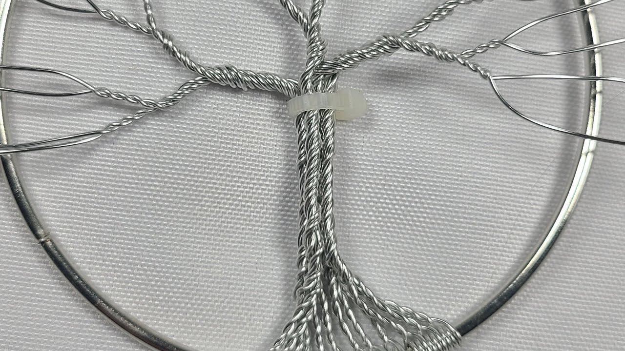 Part 1. How to attach the wires and twist the tree of life. - YouTube