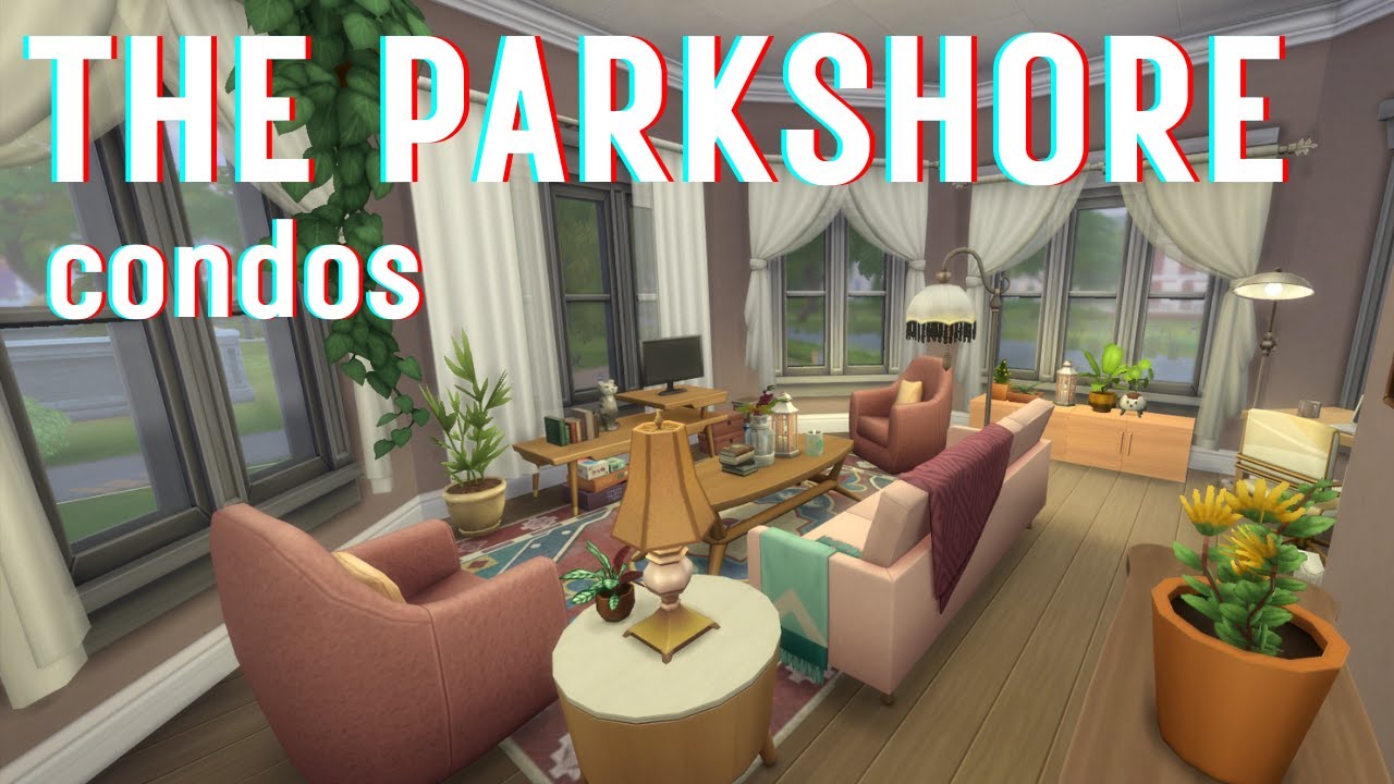 Converting the Parkshore into condos No CC // The Sims 4 // Speed Build ...