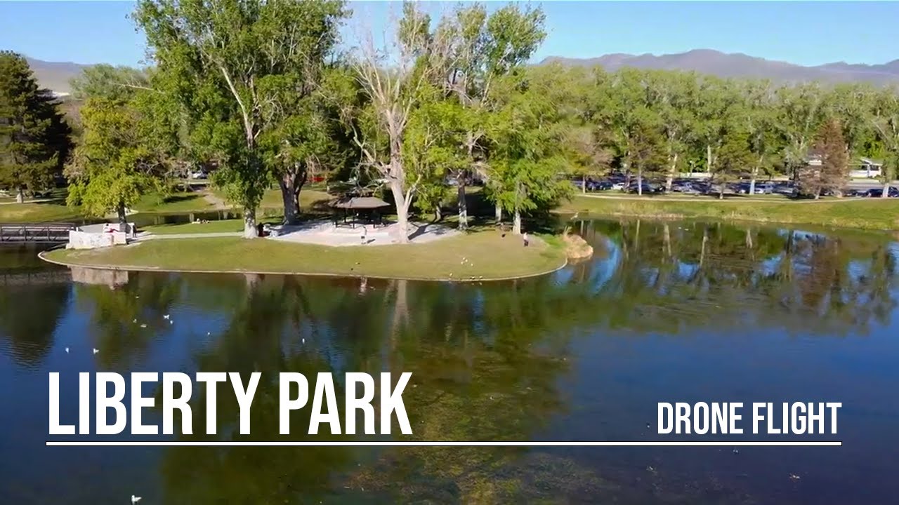 Liberty Park Drone Flight - Salt Lake City, UT - YouTube