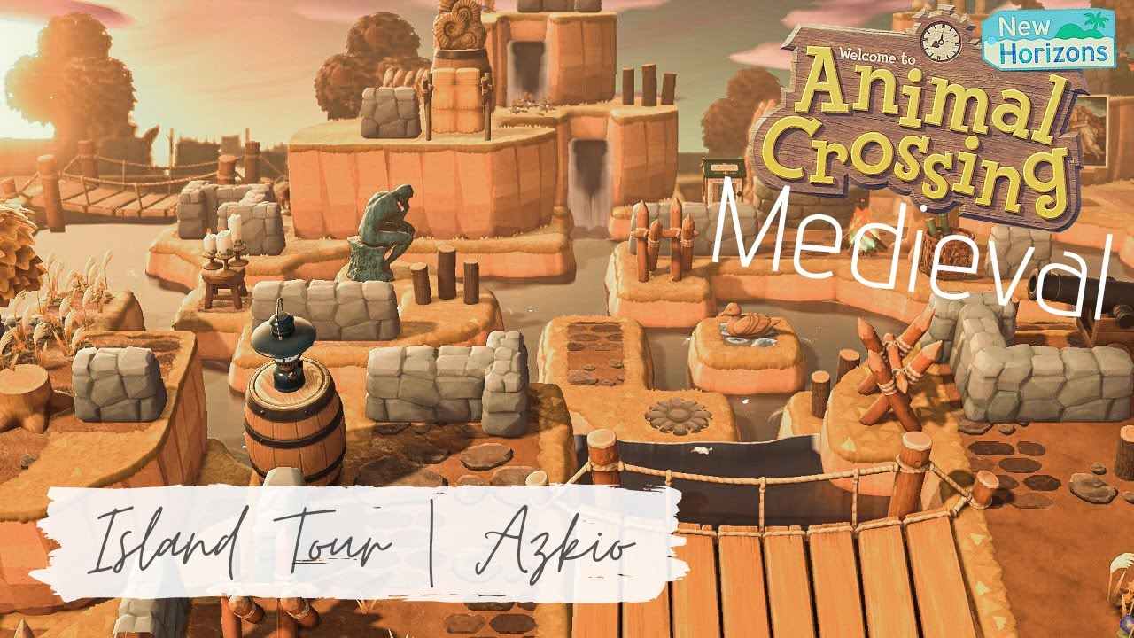 Medieval Island Tour | Azkio | Animal Crossing New Horizons - YouTube