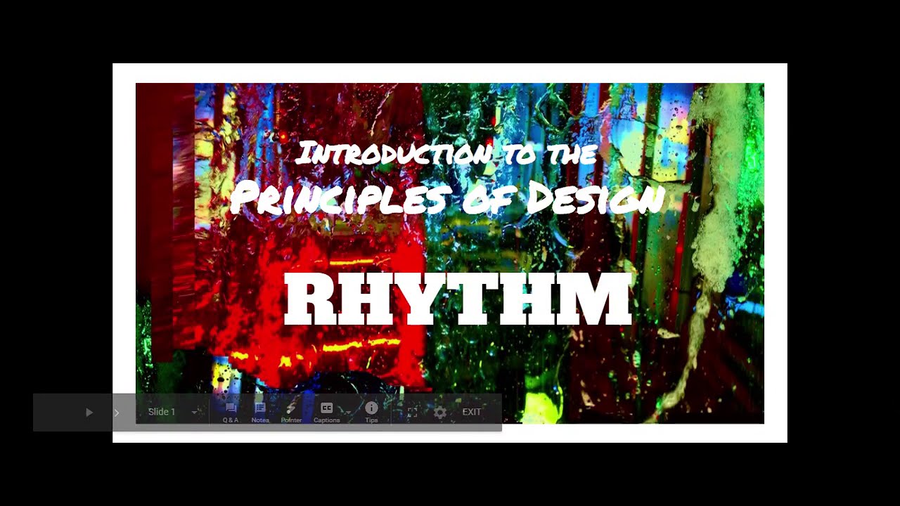 Principles of Art: Rhythm - YouTube