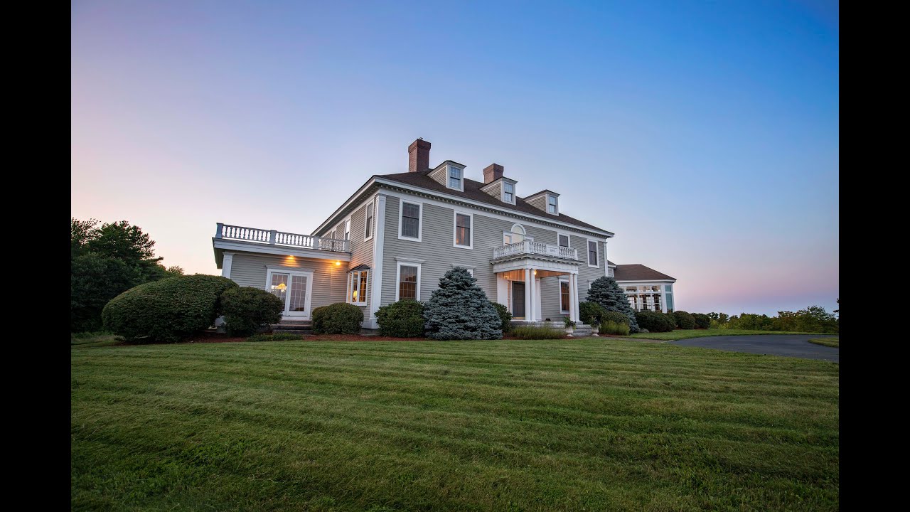 Beautiful Grand Colonial on 82 Acres! - YouTube