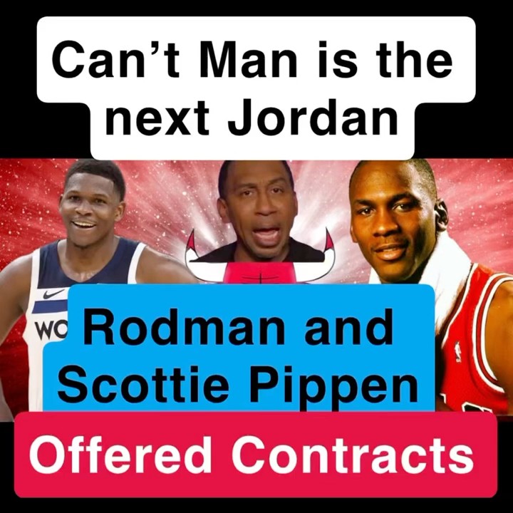 Anthony Edwards wants Pippen and Rodman on his team next Year. Jordan ...
