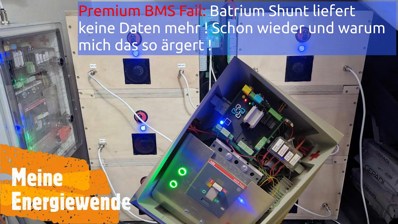 ️‍🔥 Premium #BMS Fail: #Batrium Shunt liefert keine Daten mehr ! Schon ...
