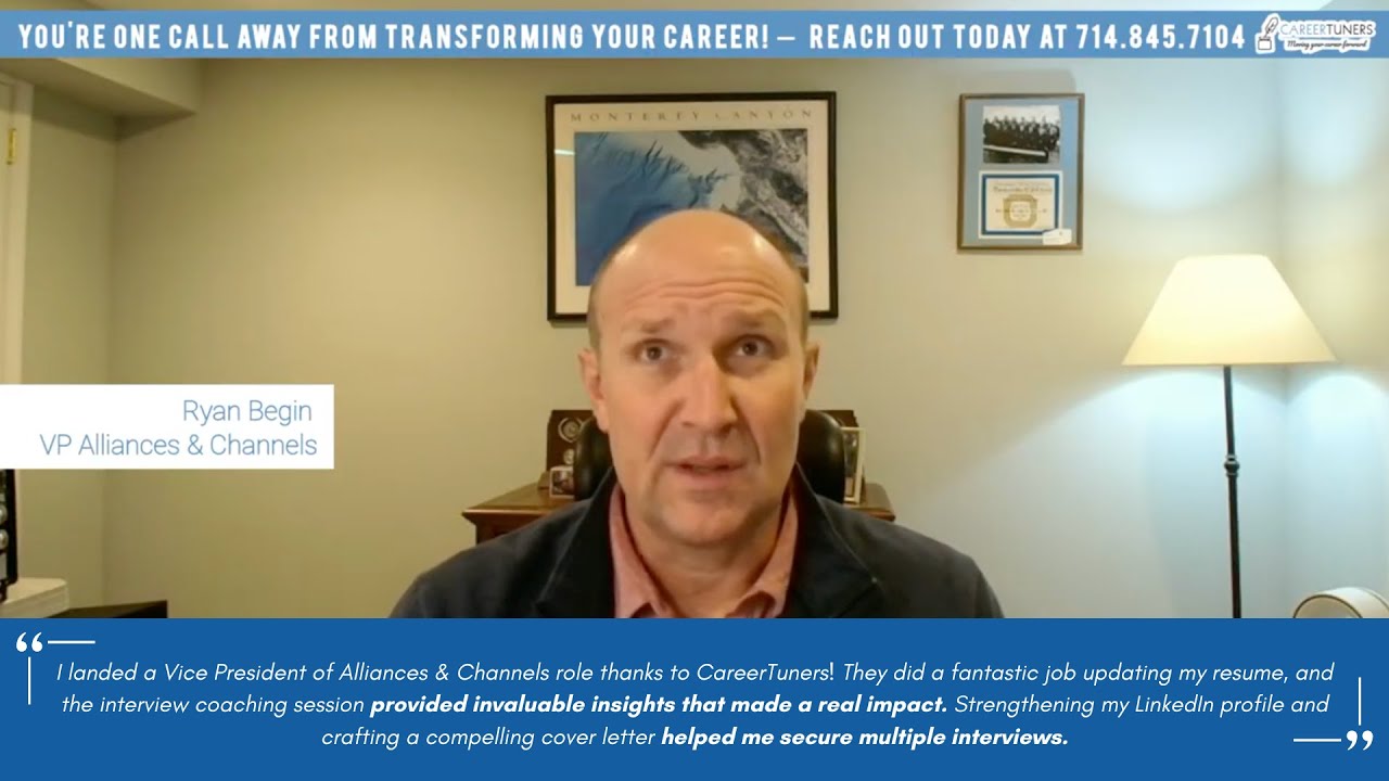CareerTuners - Ryan Begin Video Testimonial - YouTube