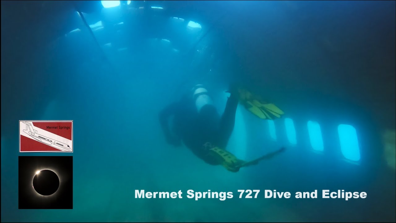 Eclipse 2024 Mermet Springs, Scuba Dive 727 - YouTube