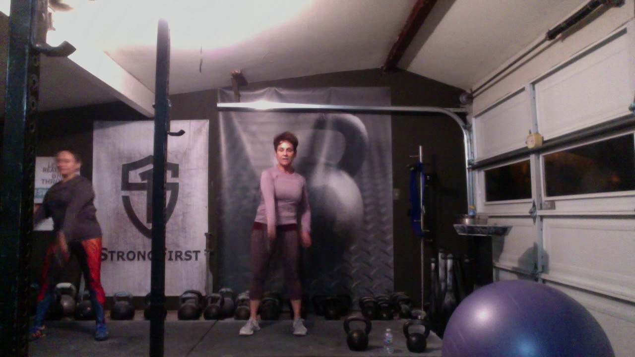 Tracy Reifkind SwingLean + snatch workout demo - YouTube