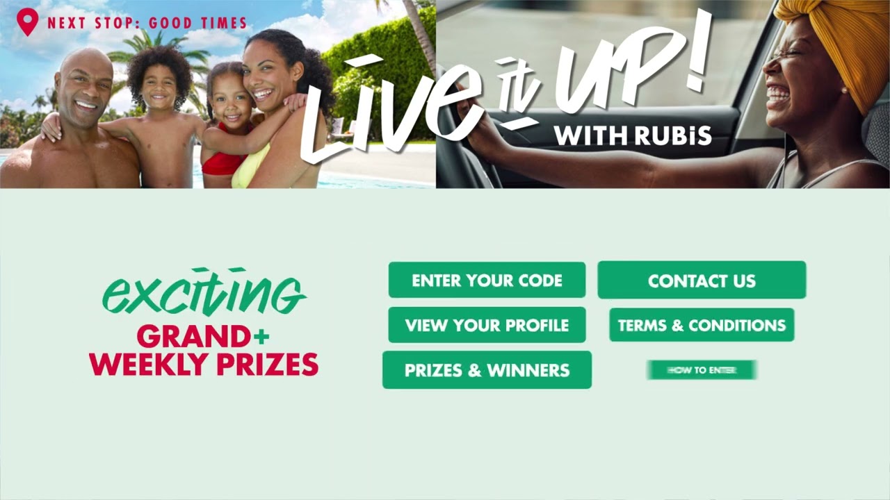 Live It Up With RUBIS Promotion 2022 - How to Enter - YouTube