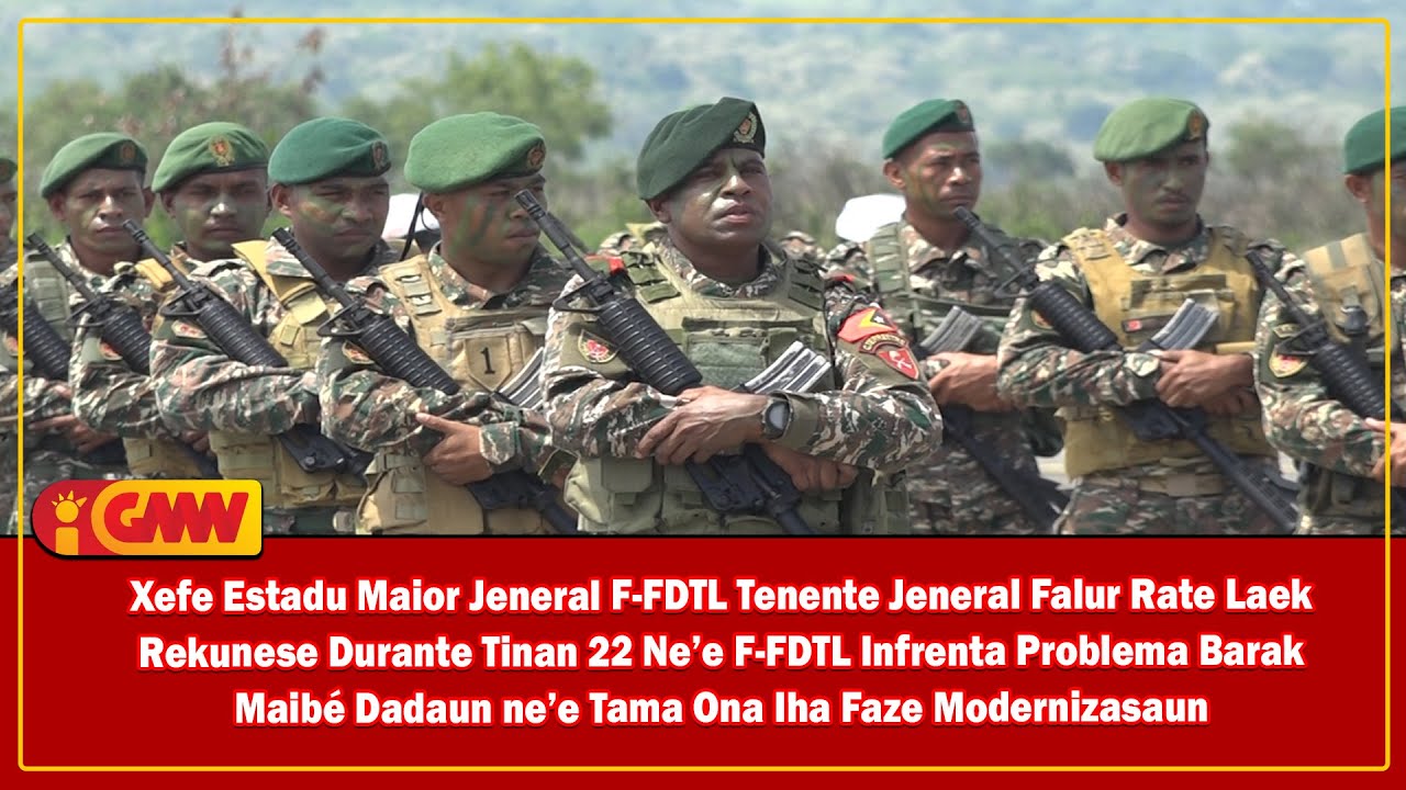 Xefe Estadu Maior Jeneral F-FDTL Tenente Jeneral Falur Rate Laek ...