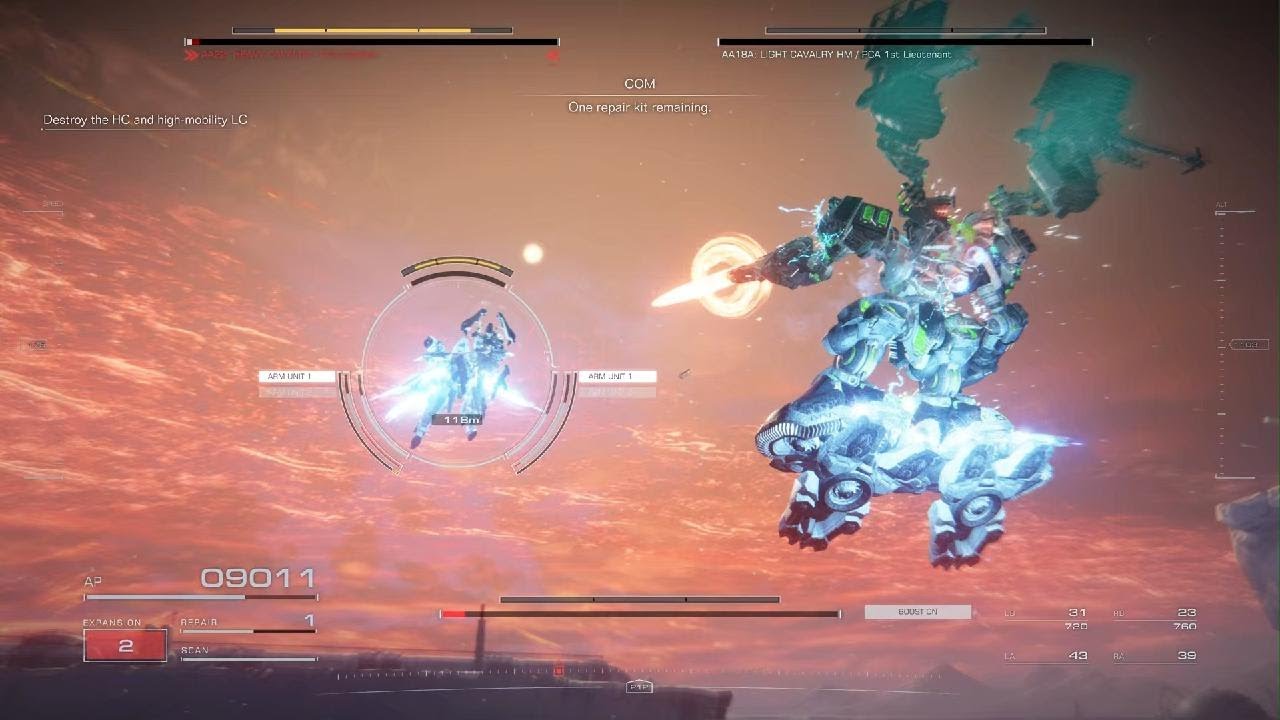 ARMORED CORE VI attache redshift - YouTube