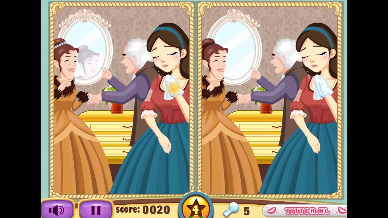 Cinderella: Find The Differences - Mobile App - video for sweet little girls - fairy tale game ...