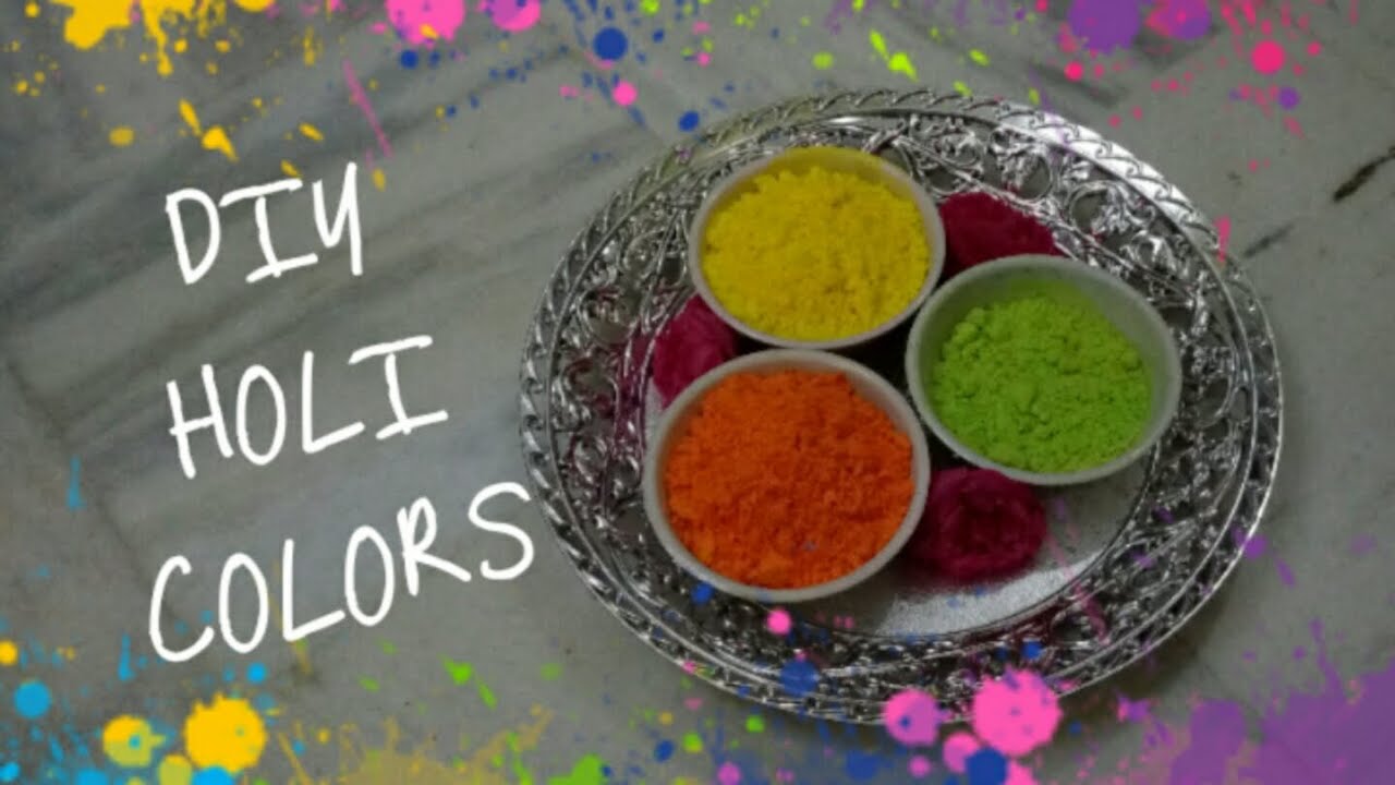 HOLI DIY Homemade Colours How To Make Colours At Home YouTube holi-diy-homemade-colours-how-to-make-colours-at-home-youtube