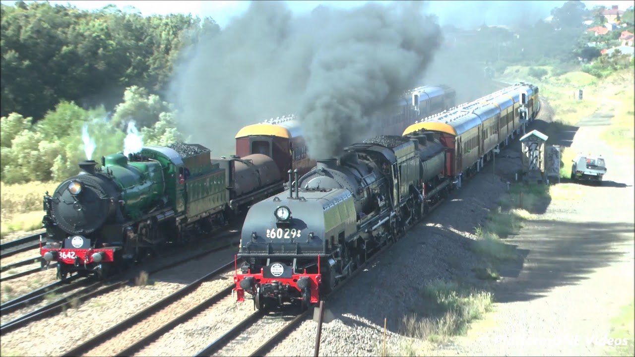 MAITLAND STEAMFEST 2018's "GREAT TRAIN RACE" - YouTube