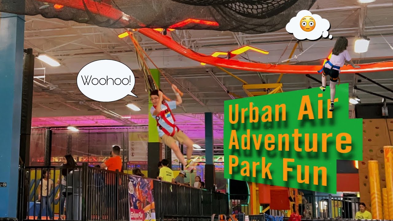 Urban Air Adventure Park Fun | Adam & Abby Show - YouTube