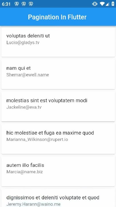 Pagination in flutter | Flutter Pagination Rest API List View | #shorts #flutter - YouTube
