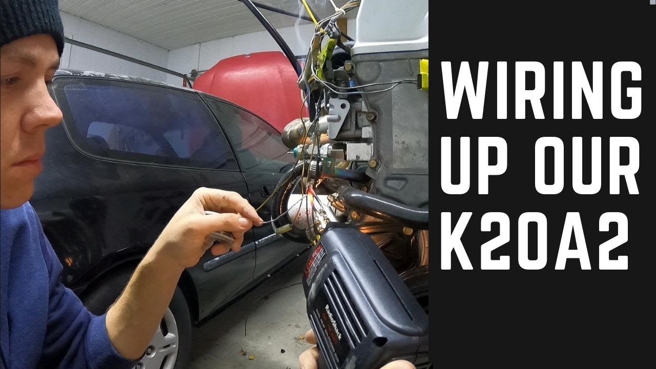 Refurbishing and modifying our K20A2 wiring harness - YouTube