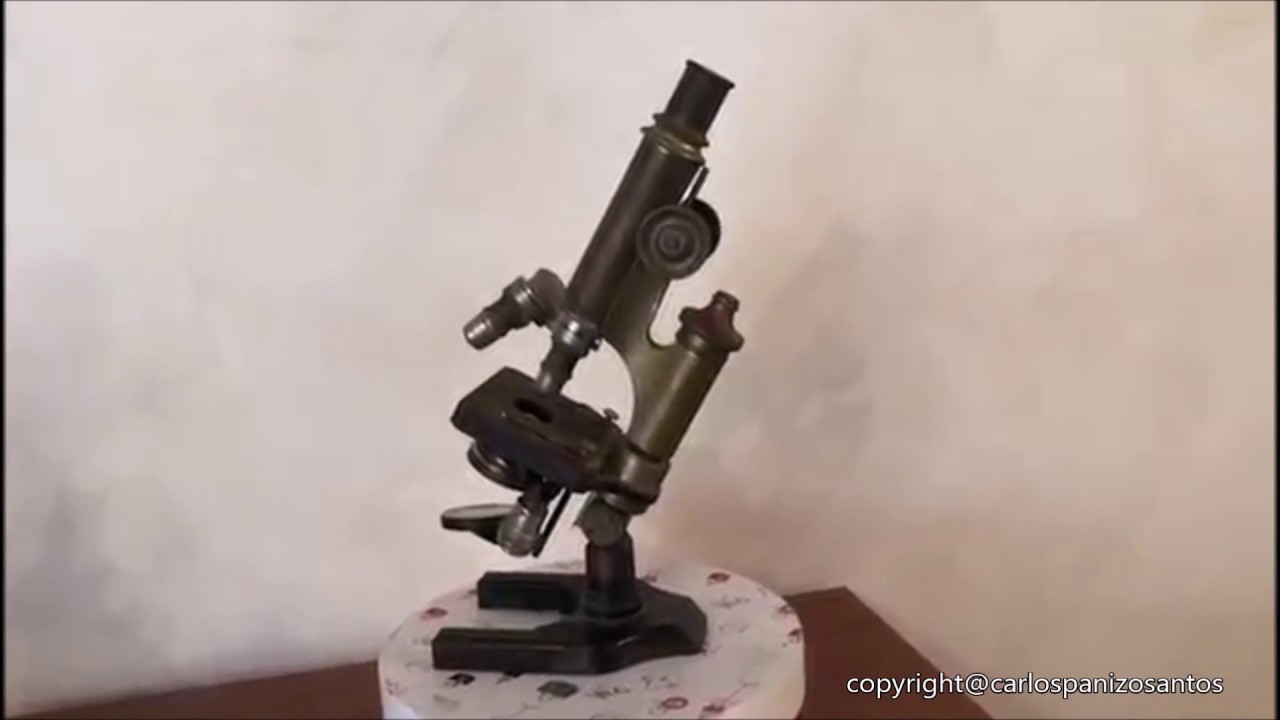 Microscope Reinhold Kuhn - Restoration of Old Microscope - Restored ...