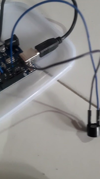 praktek arduino menyalakan buzzer dengan sensor ultrasonik - YouTube