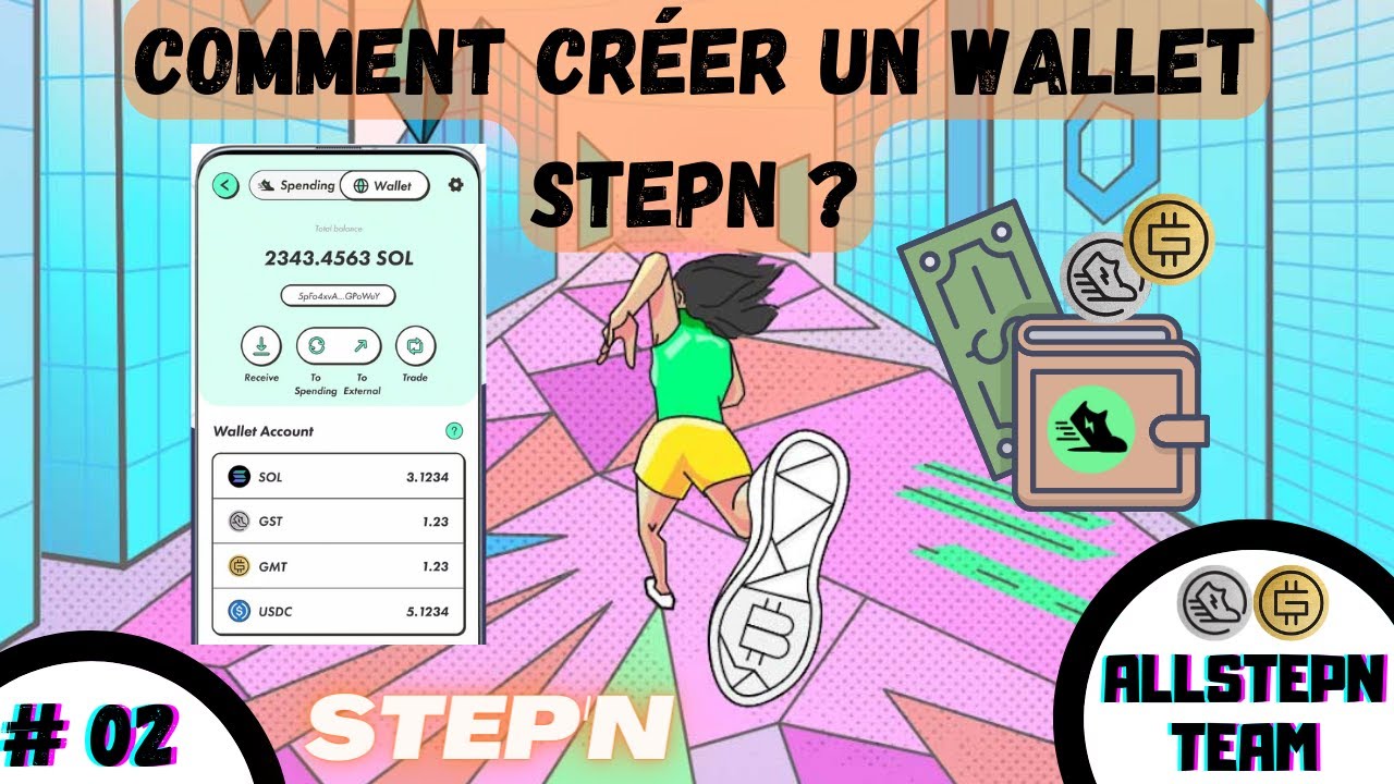 👟 STEPN TUTO : Comment créer un WALLET STEPN ? / ⚡️ 100% #STEPN (#02 ...