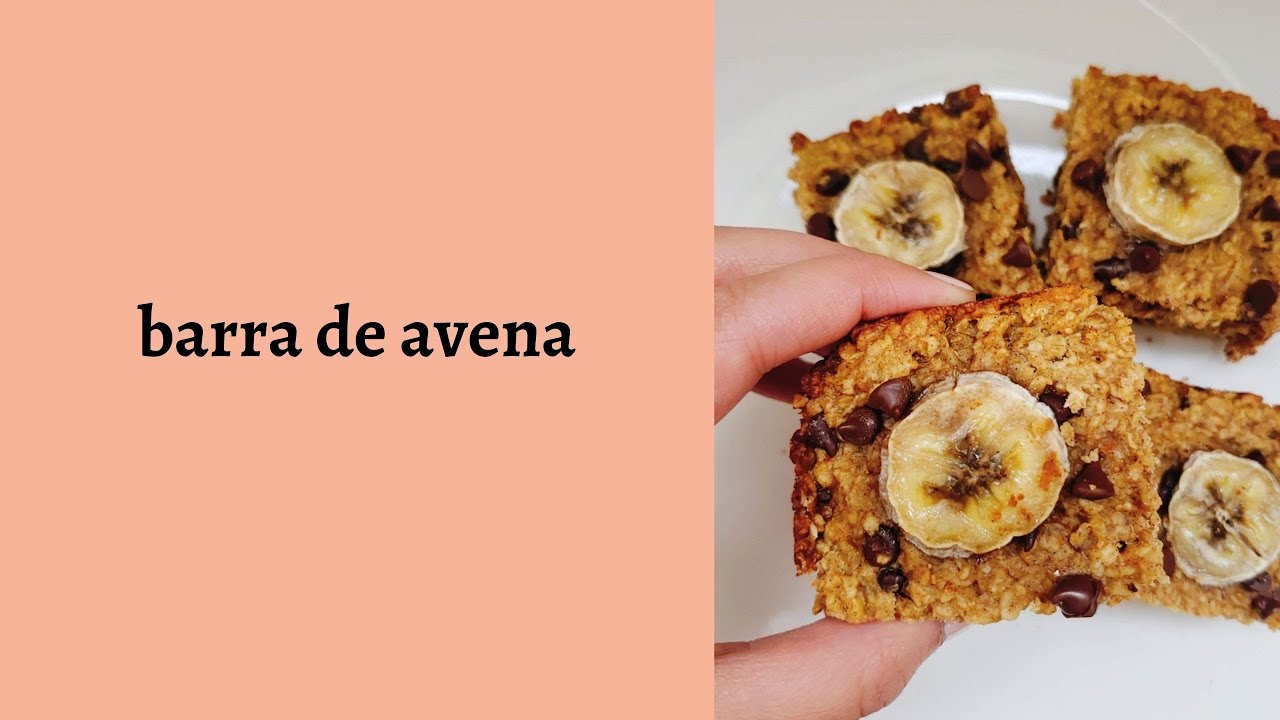 Barras de avena y banano saludables - YouTube