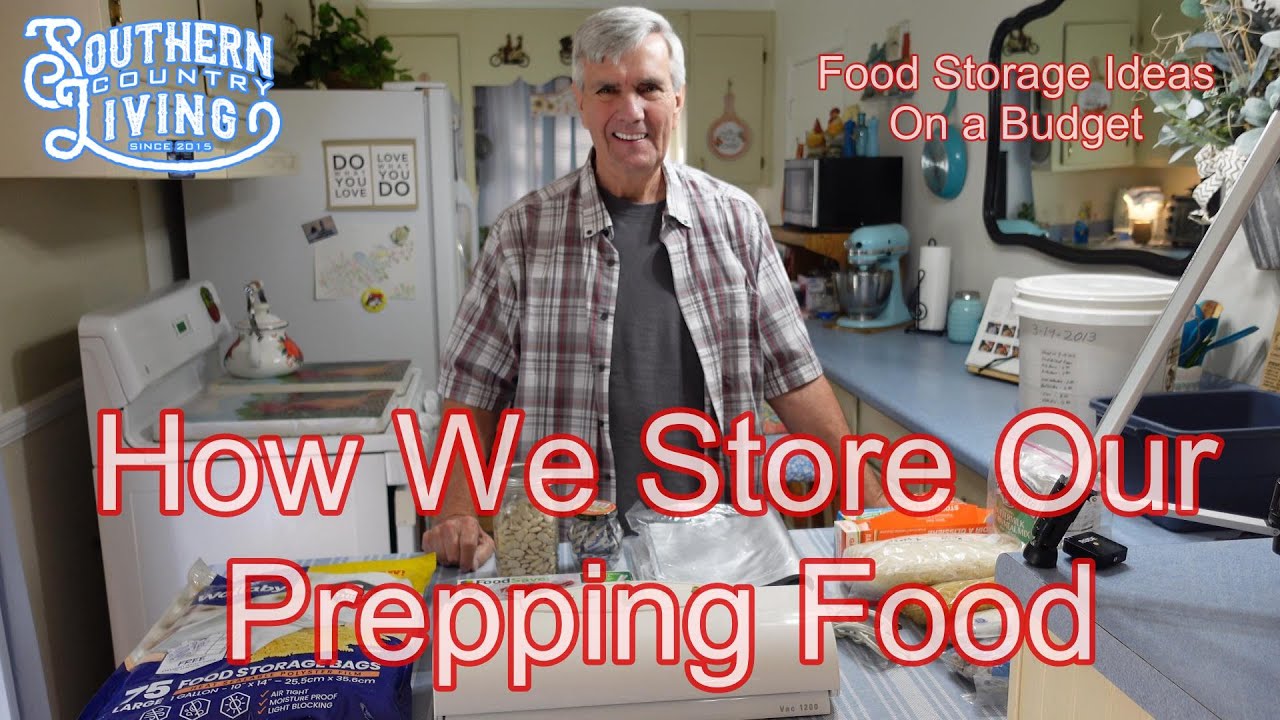 How We Store Our Prepping Food -- Prepping Food Storage Ideas On A ...
