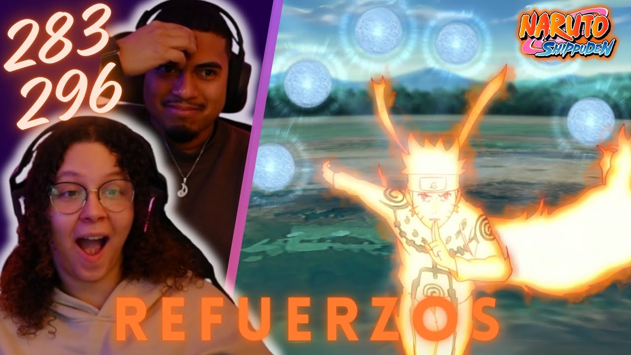 🍃 Naruto Shippuden 283 y 296 | Reaccionando por primera vez | Naruto y ...