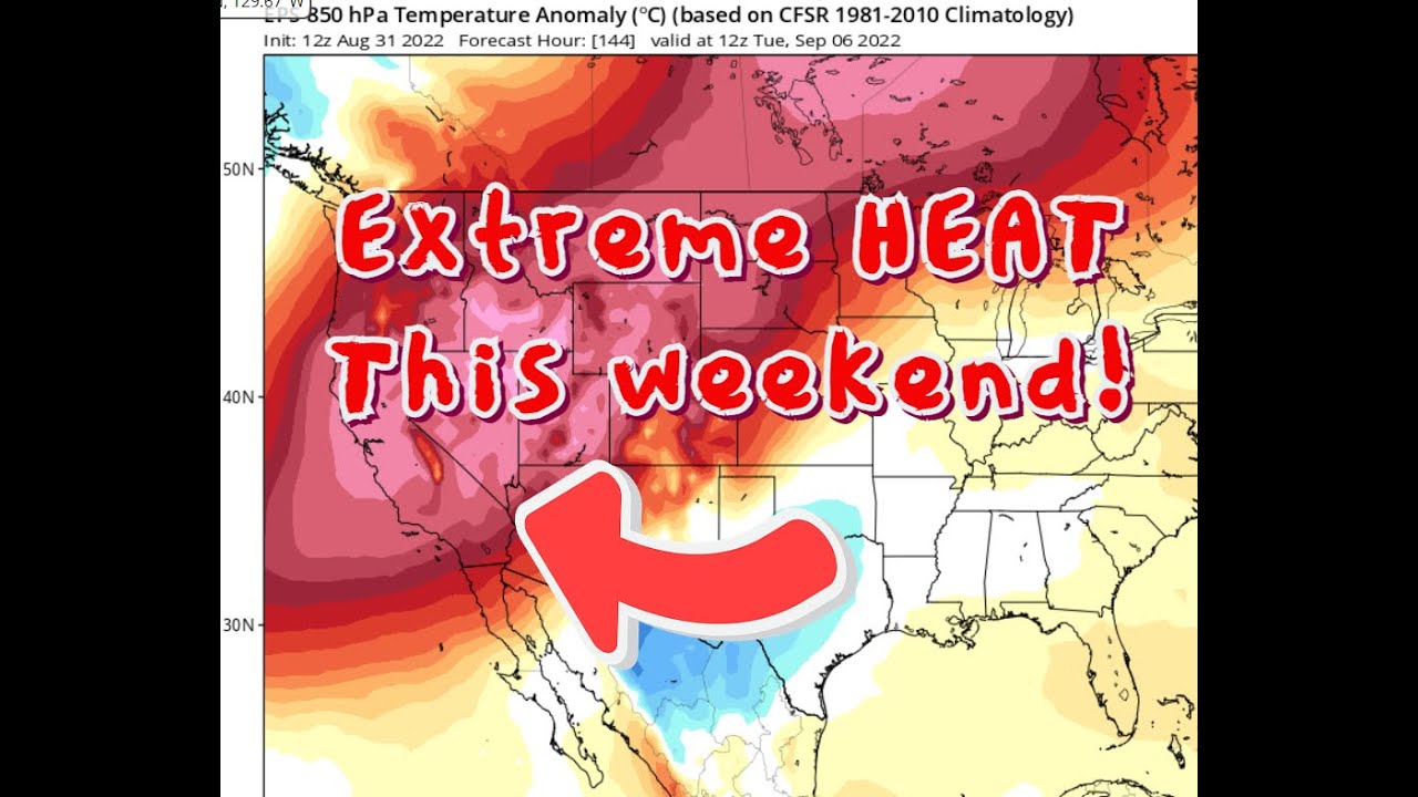 Extreme Heat dome with Record breaking heat this weekend. Earthquake ...
